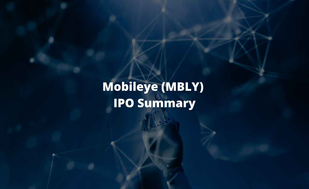 Mobileye IPO: What You Need to Know